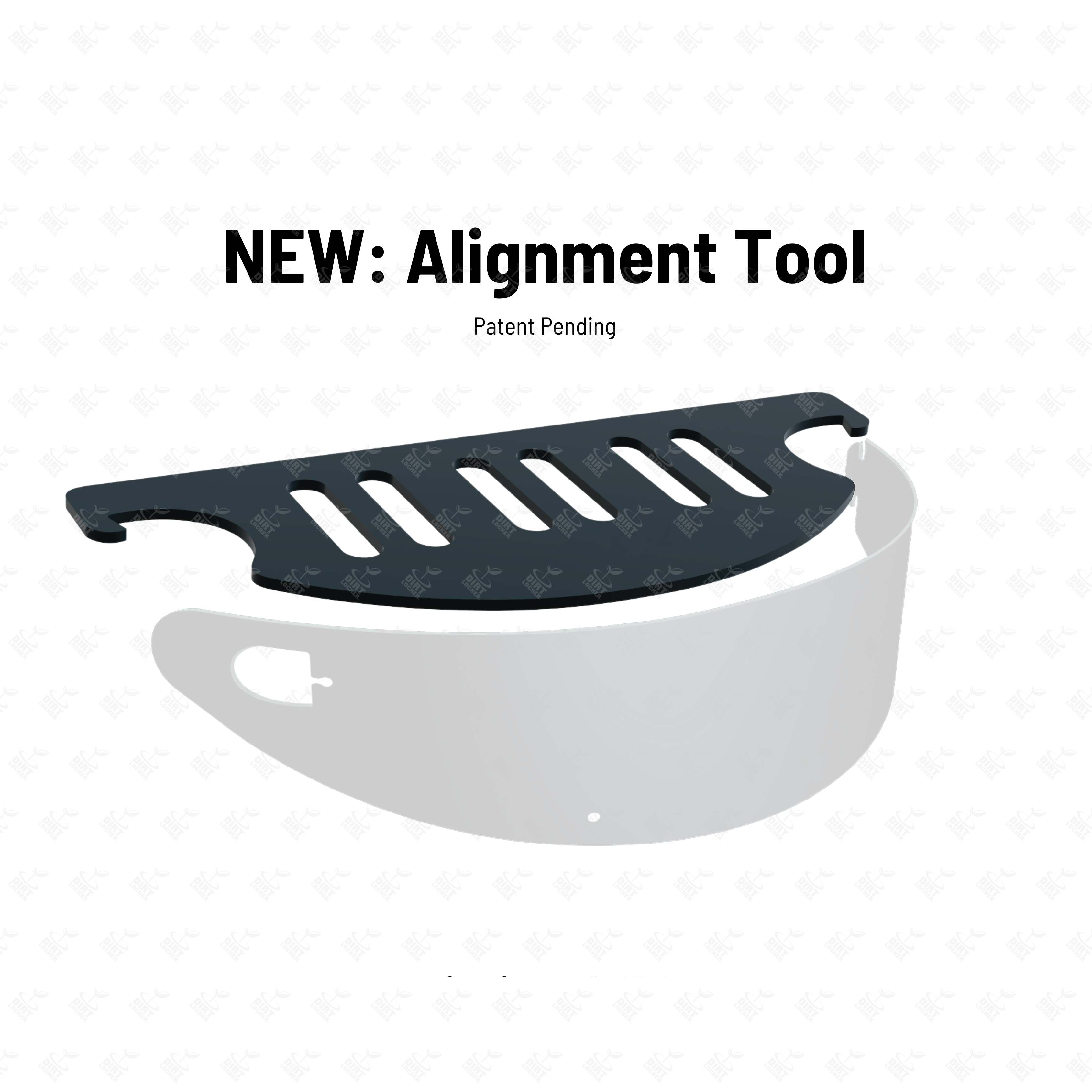 DIRT LOCKER® Alignment Tool – Row‑Leveling Aid for Erosion‑Control