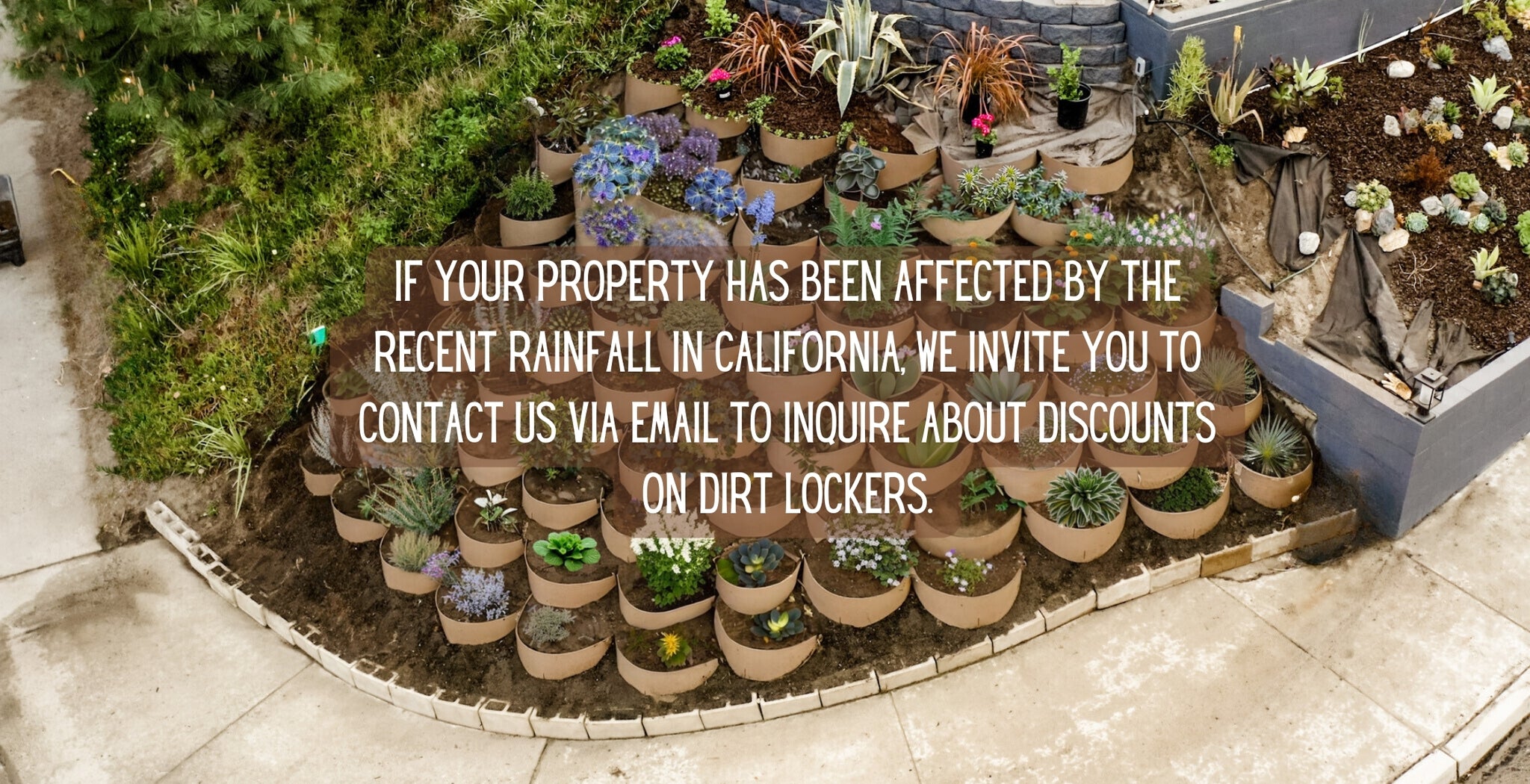 DIRT LOCKER®: Terrace Gardening and Erosion Control Solution